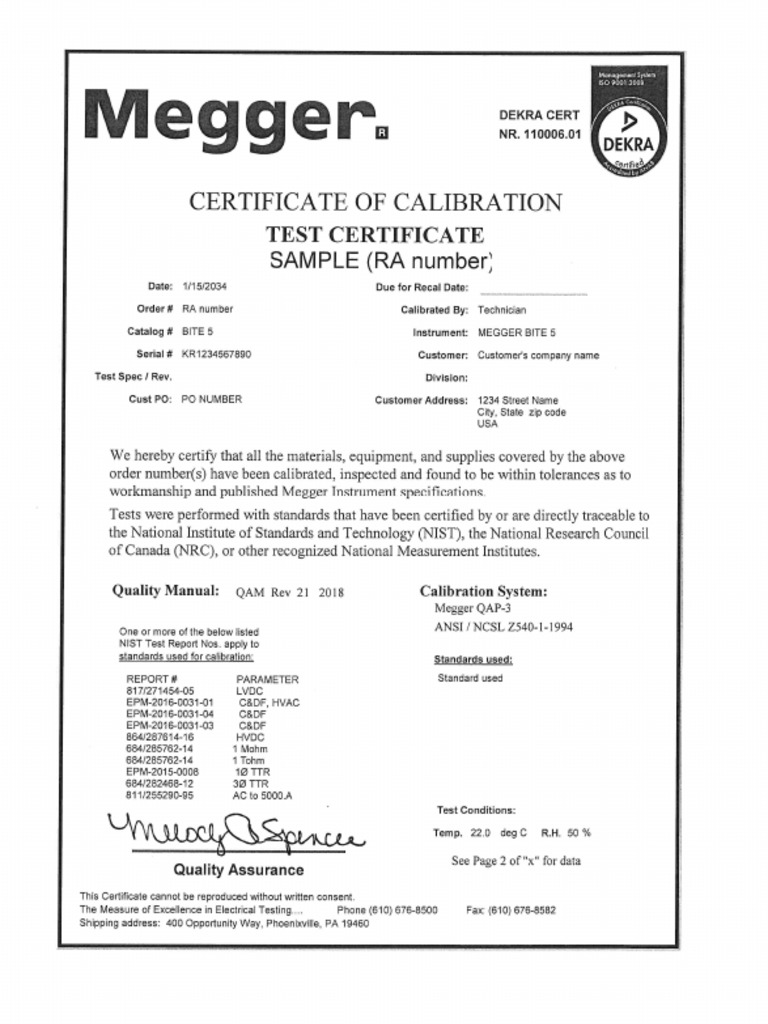 BITE5 Sample | PDF