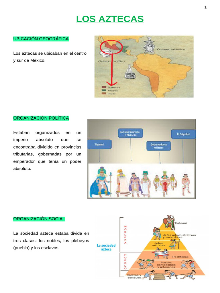 Los Aztecas | PDF