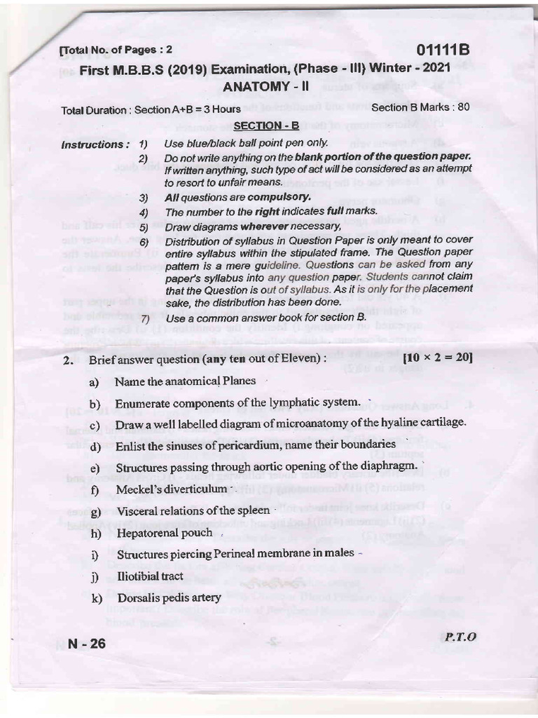 Anatomy 2 | PDF | Anatomy