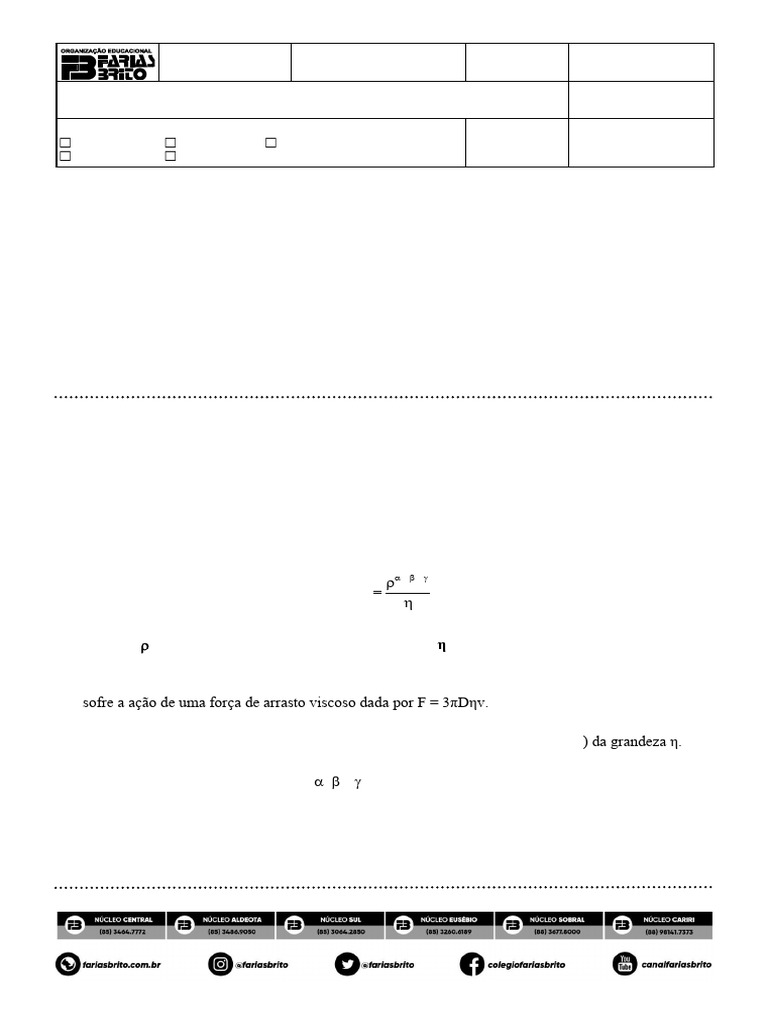 Teste de Seleção m3 Teste Bv3 | PDF | Triângulo | Calor