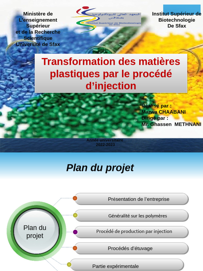 Transformation Des Matières Plastiques Par Le Procédé D'injection | PDF ...