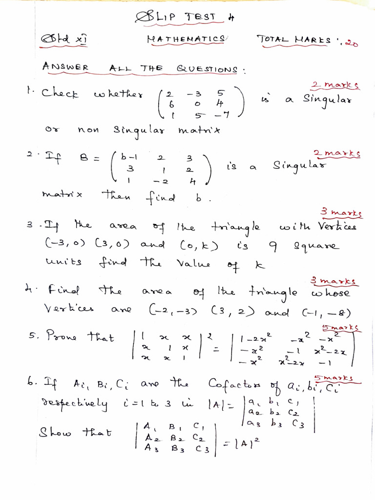 Math Problem Set with Triangle Focus | PDF