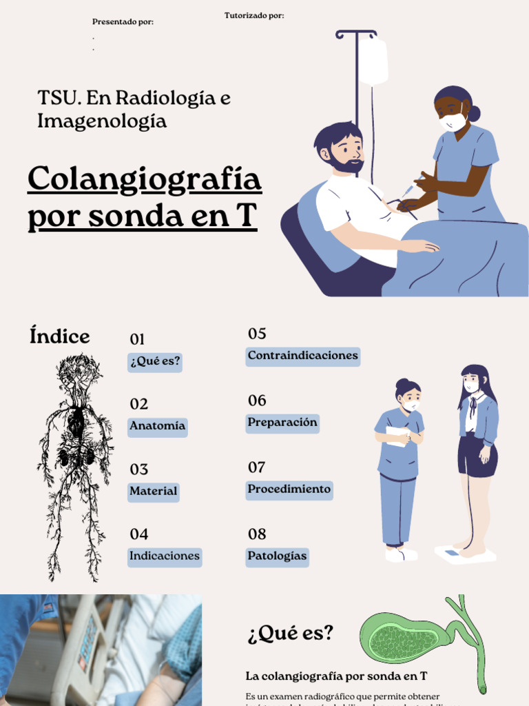 Colangiografía Por Sonda en T | PDF | Bilis | Hígado