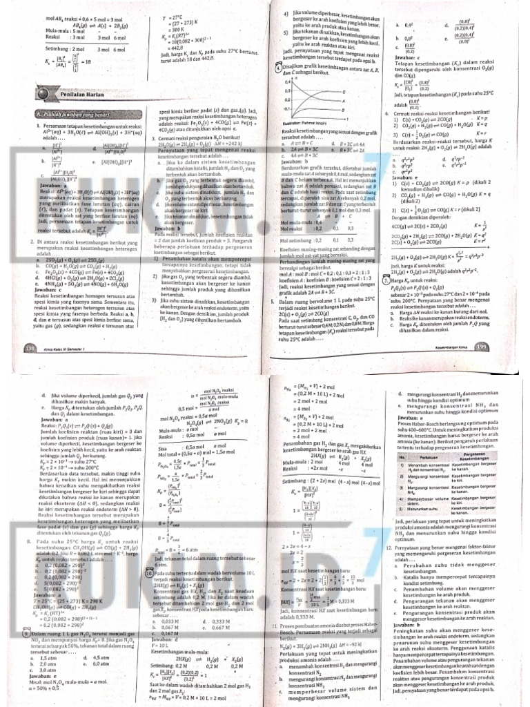 kesetimbangan kimia ph | PDF