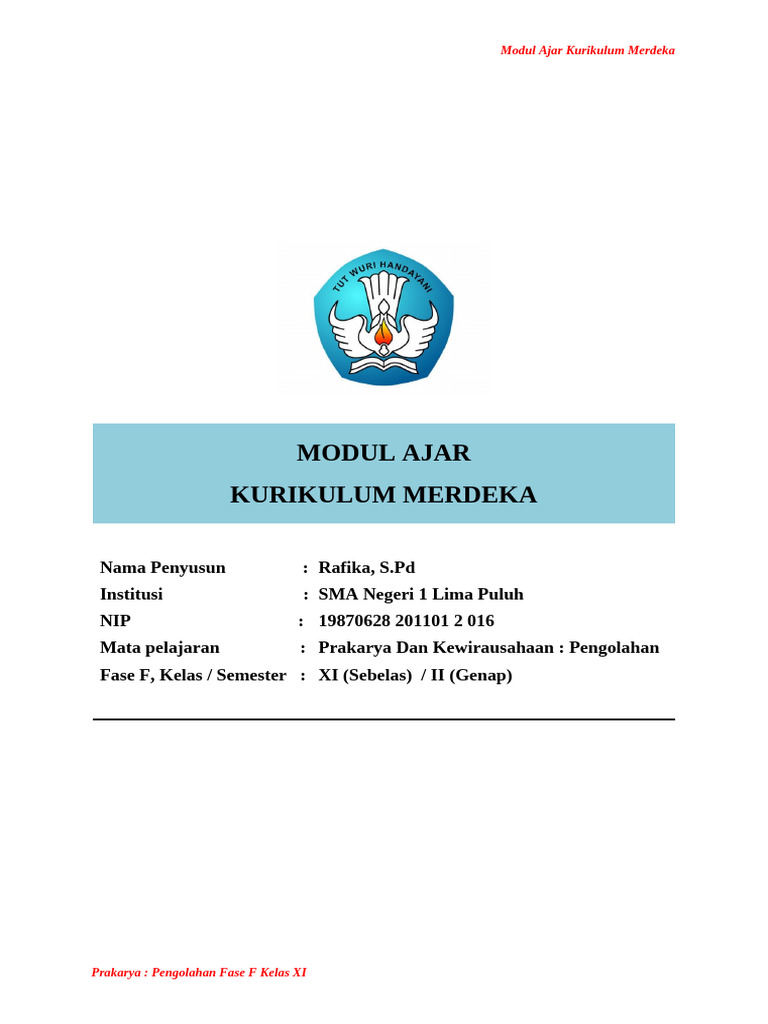Modul Ajar Unit 3 | PDF