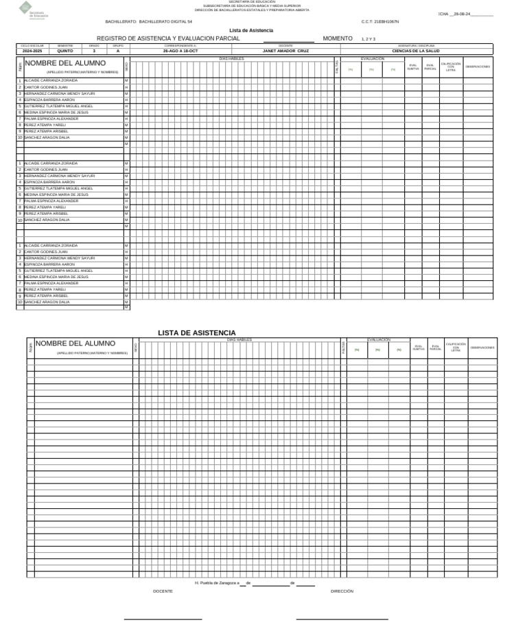 2023-2024 Lista de 3ro Ics | PDF