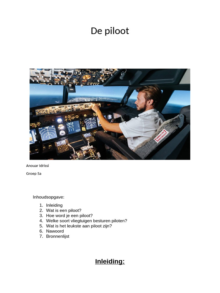 De Piloot | PDF