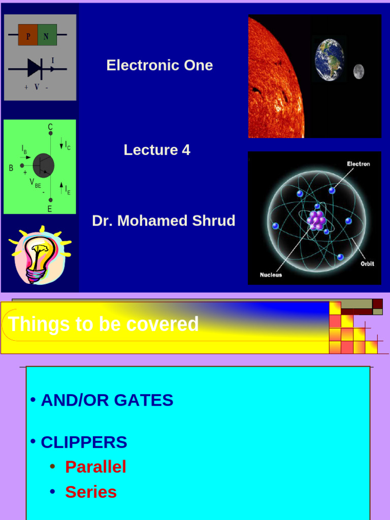 Lecture 4 Slides -Clipper and clamper circuits | PDF | Electronic ...