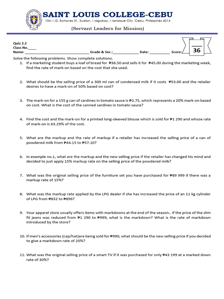 BUYING and SELLING(QUIZ) | PDF
