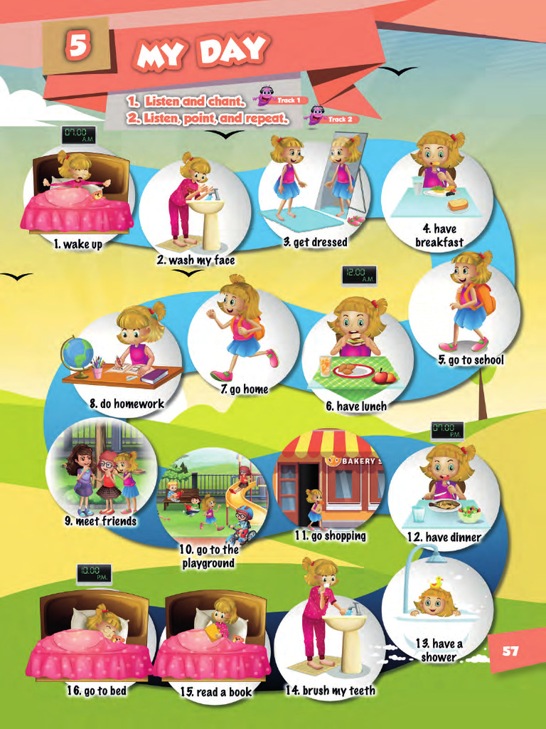 Unit 5 - My Day | PDF