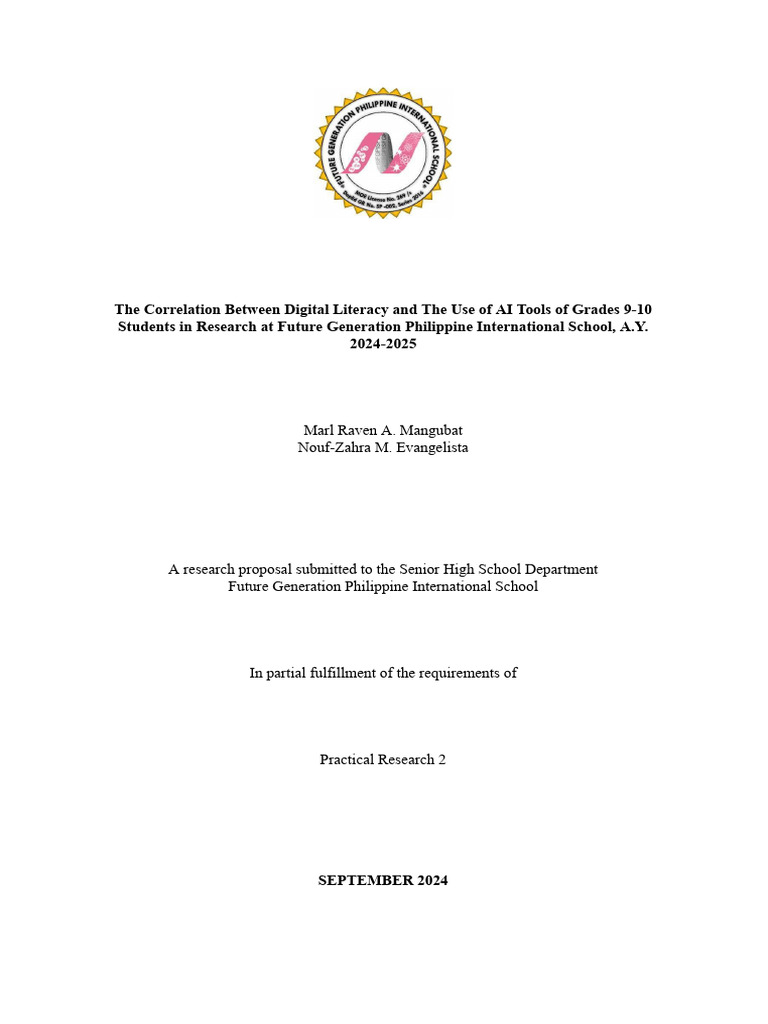 GRADE 12 - Mangubat & Evangelista - Practical Research 2 New | PDF ...