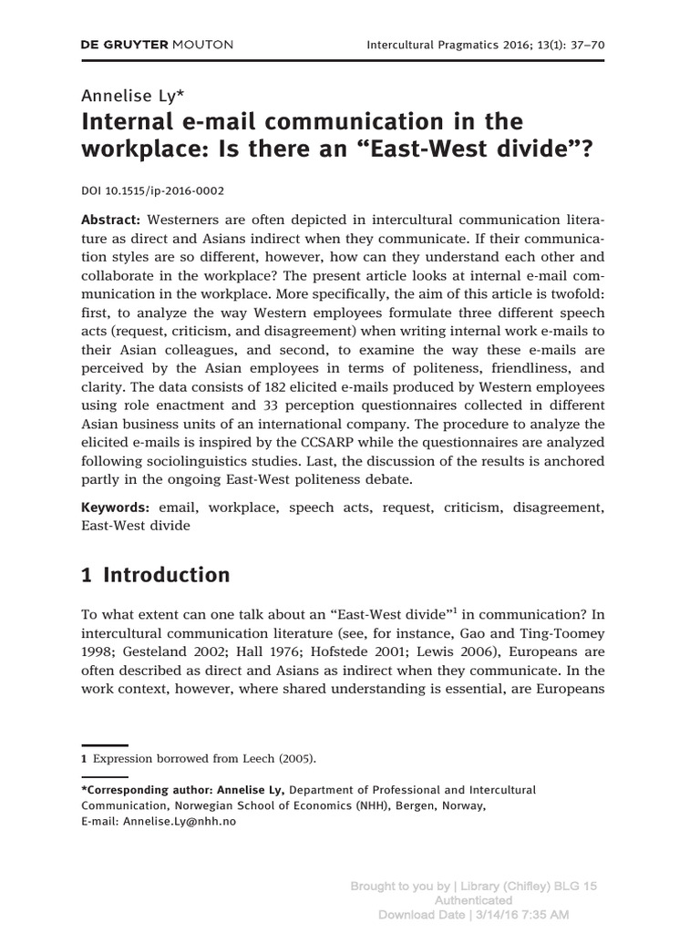 Ly 2016 | PDF | Human Communication | Linguistics