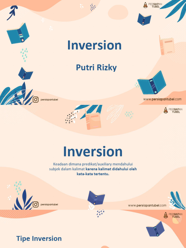 Inversion in English Grammar | PDF | Language Mechanics | Semantics
