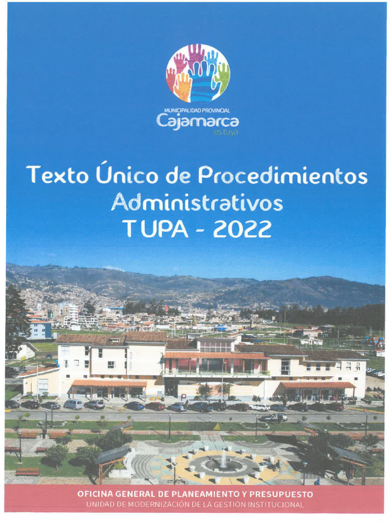 TUPA 2022- PARTE 1 | PDF