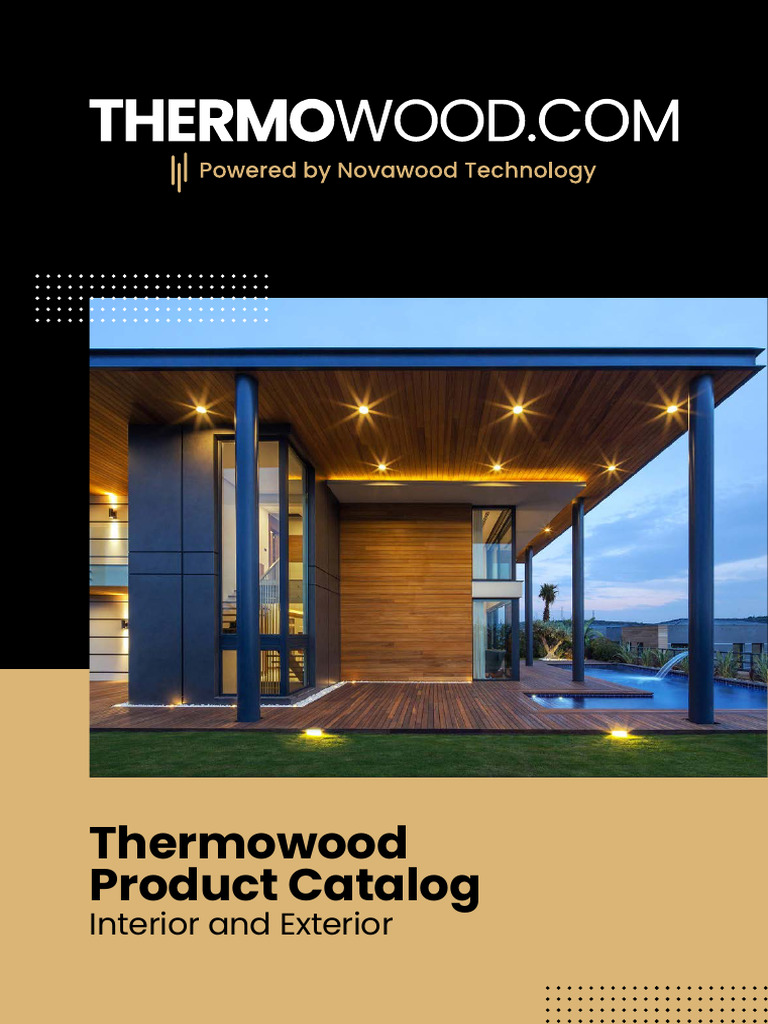 Thermowood Product Catalog Overview | PDF | Wood | Materials