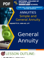 Understanding General Annuities | PDF | Present Value | Interest