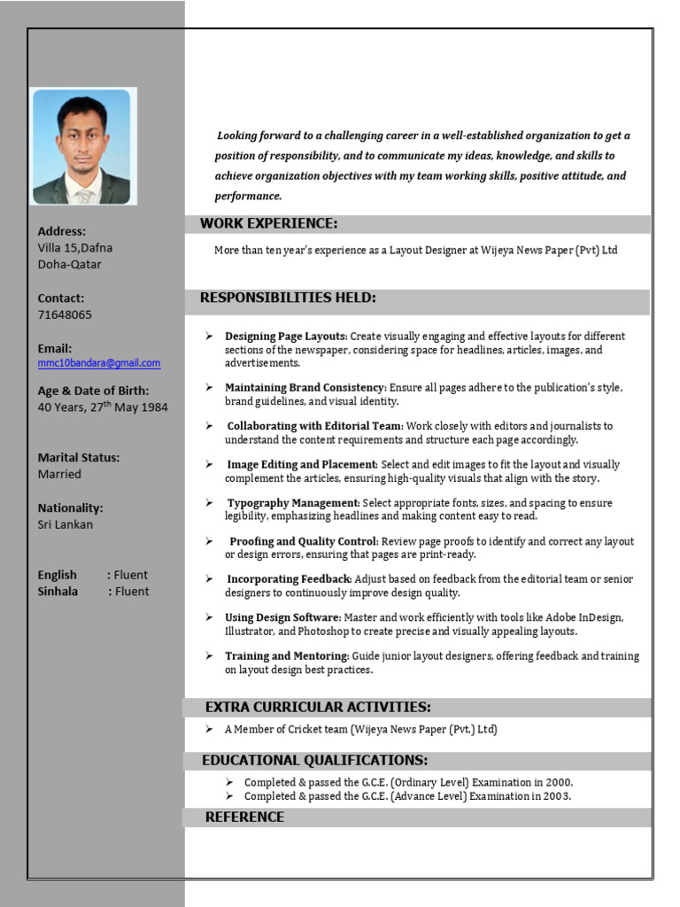 CV - Chandana-1 | PDF | Page Layout | Human Communication