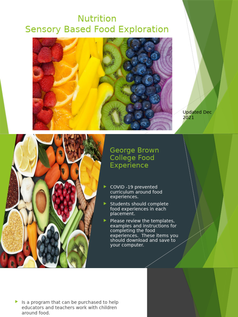 Sensory Food Experience11 | PDF | Foods | Eating