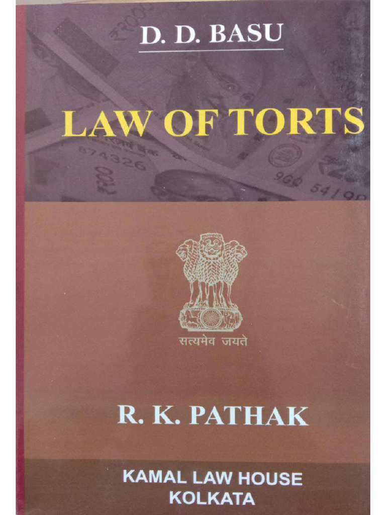 D D Basus Law of Torts Revised by Rabind | PDF