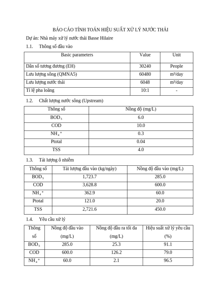 WWTP Summary Table | PDF