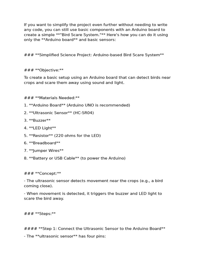 Document | PDF | Arduino | Electrical Engineering