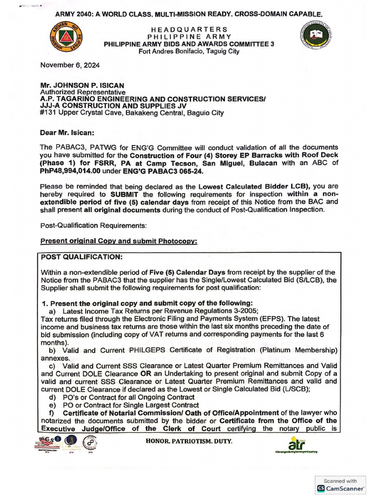 Additional Requirements For Post Qual | PDF
