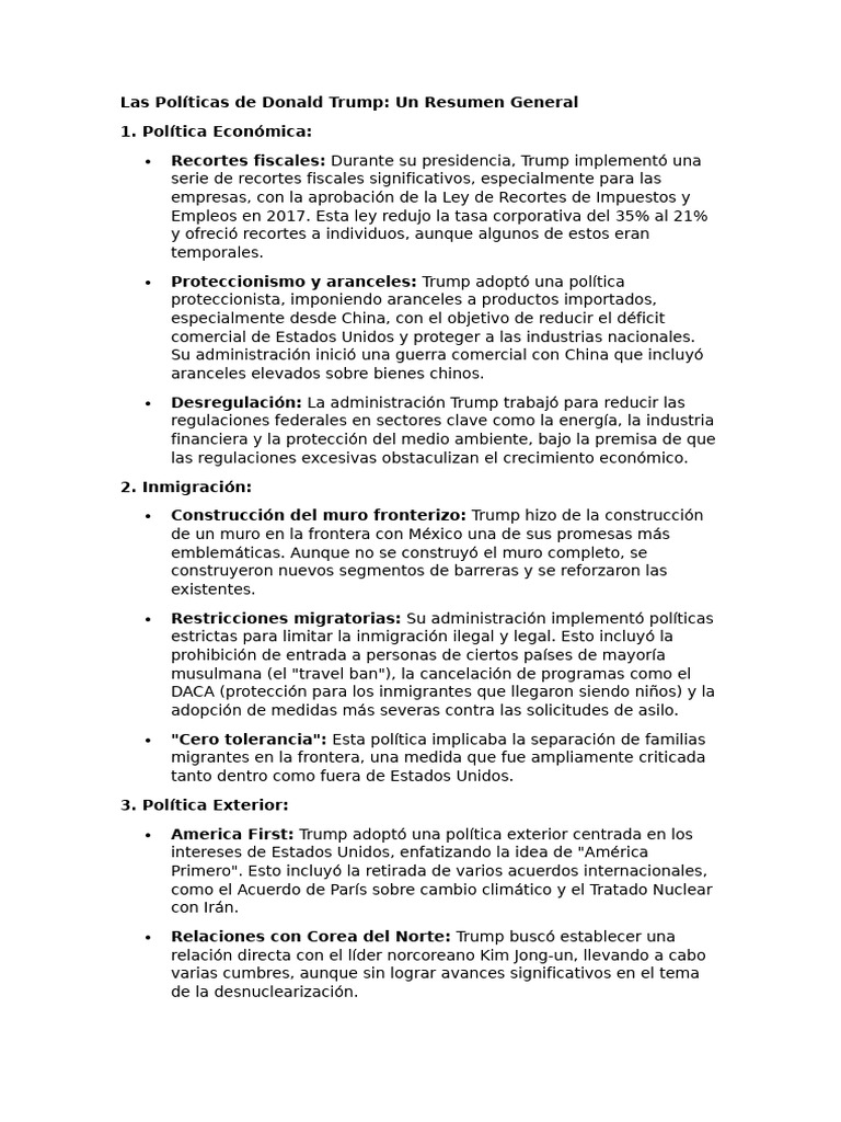 Donald Trump | PDF | Donald Trump | Gobierno americano