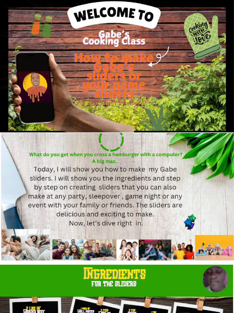 Gabe's Cooking Class | PDF