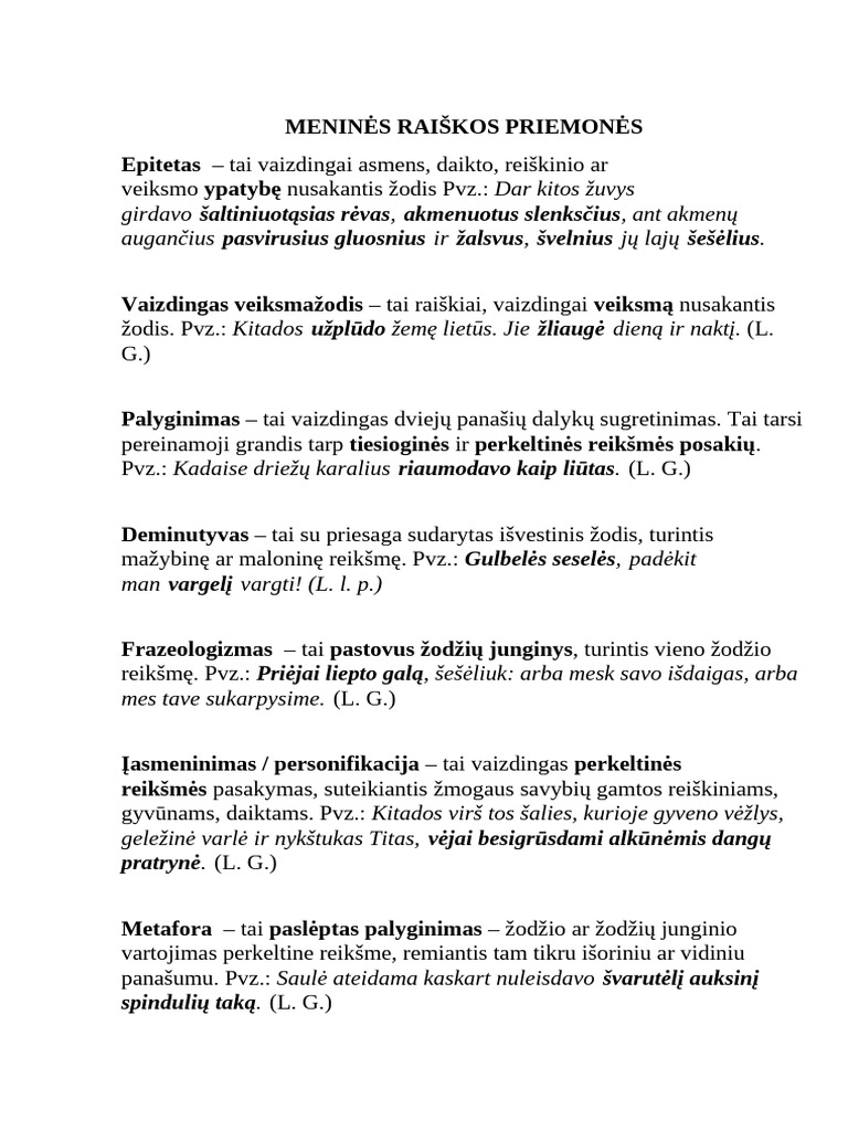 Menines Raiskos Priemones | PDF