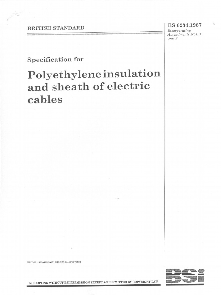 BS 6234 1987 | PDF