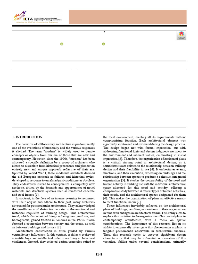 Analysis of Spatial Considerations in Norman Foster's Architectural ...