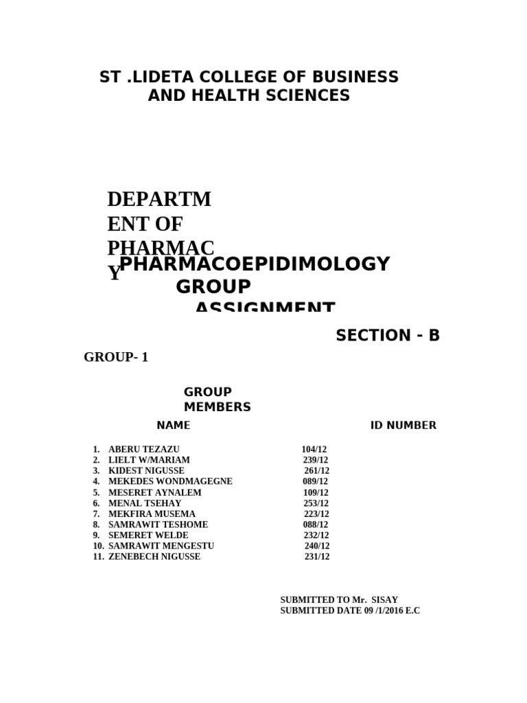 Pharmaco Epidemiology | PDF | Antipsychotic | Red Blood Cell