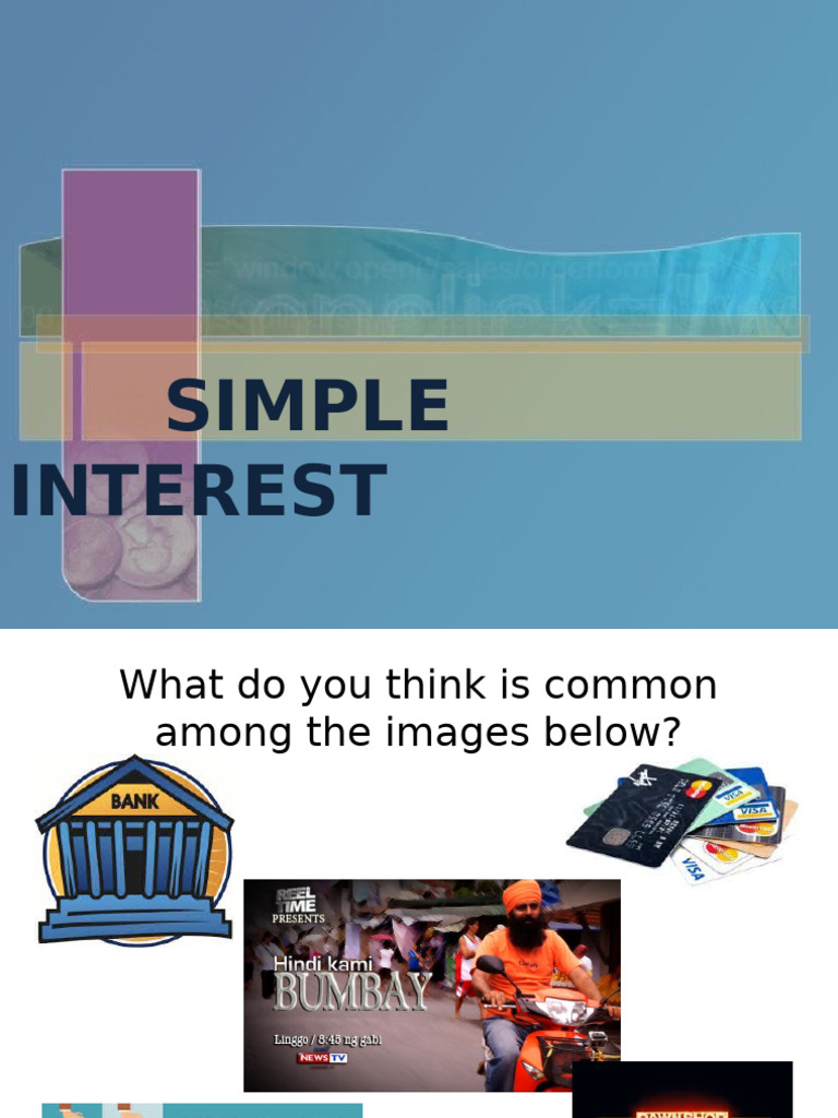 Genmath Simple Interest | PDF | Interest | Debt