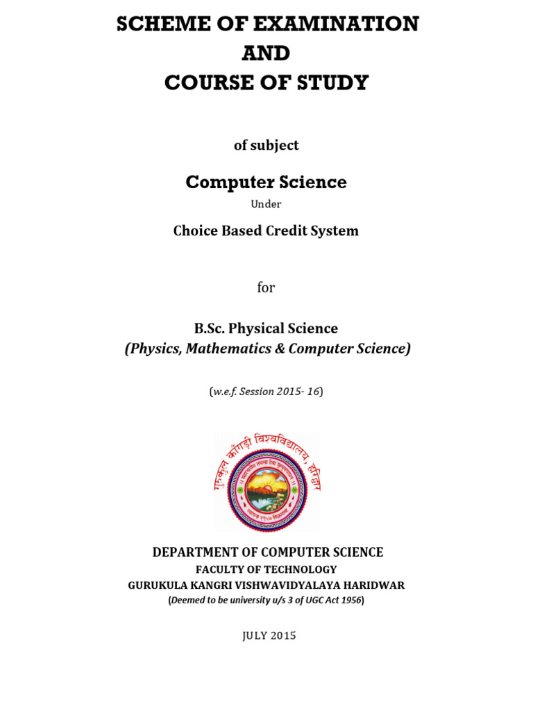 BCS 2015-16 | PDF | Numerical Analysis | Applied Mathematics