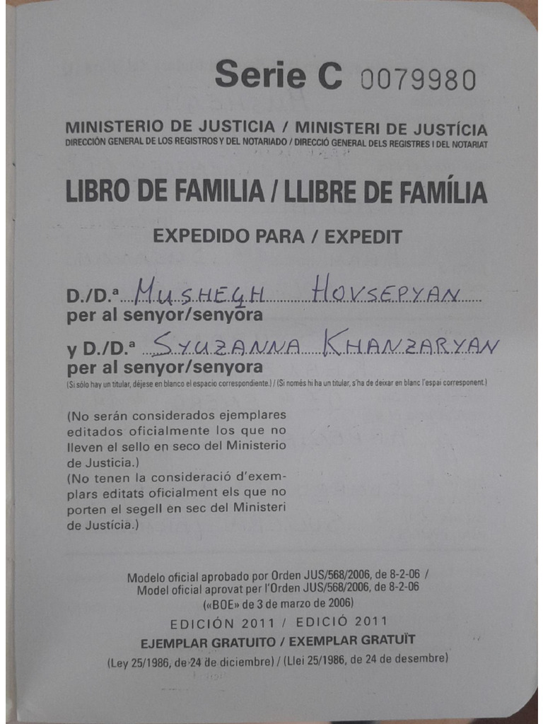Libro de Familia | PDF