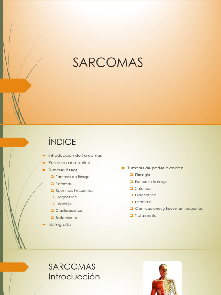Guía Completa sobre Sarcomas y Tratamientos | PDF | Sarcoma | Cáncer