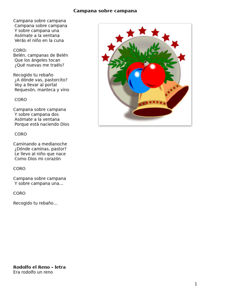 Campana Sobre Campana | PDF | Navidad