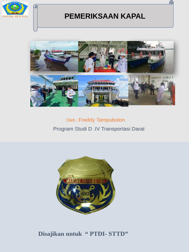 Pemeriksaan Kapal Asdp Diajarkan | PDF