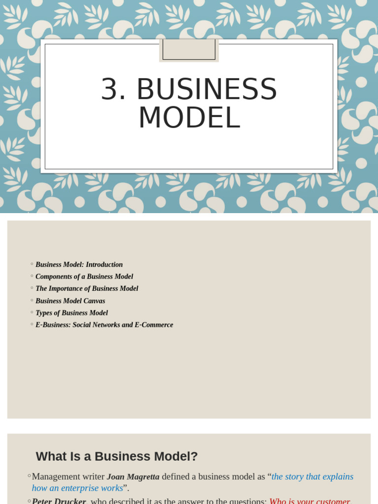 Understanding Business Models | PDF | Business Model | Strategic Management
