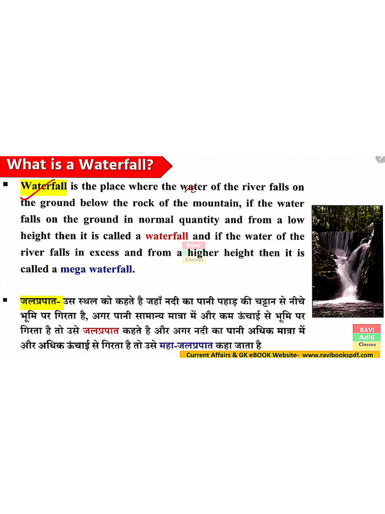 Major Waterfall in India | PDF