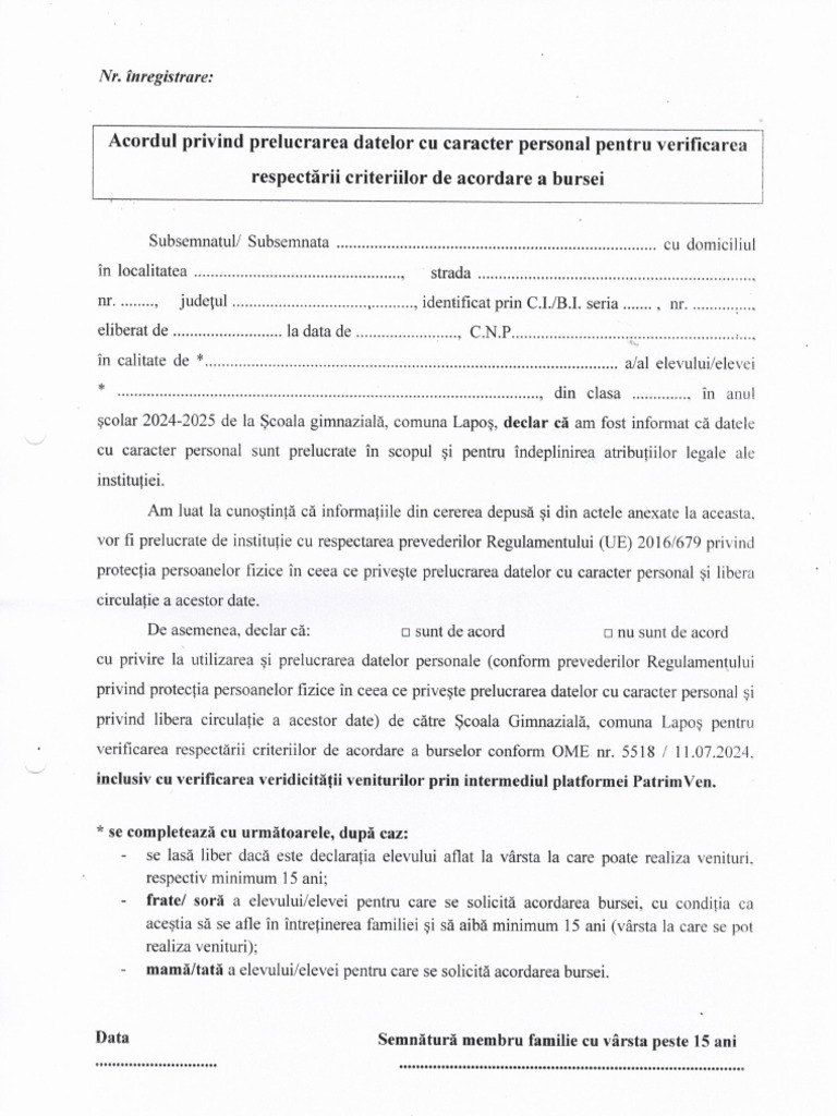 Model Acord Verificare PatrimVEN | PDF