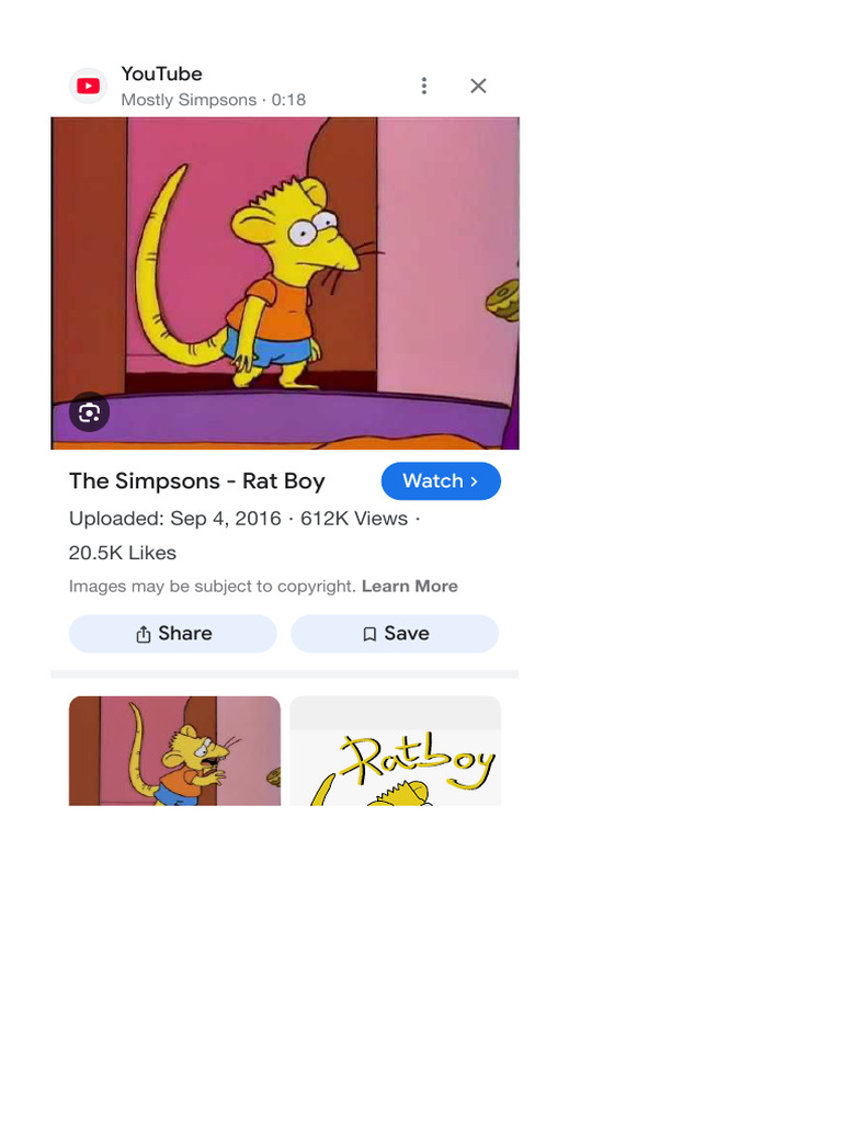 Simpsons Rat - Google Search | PDF