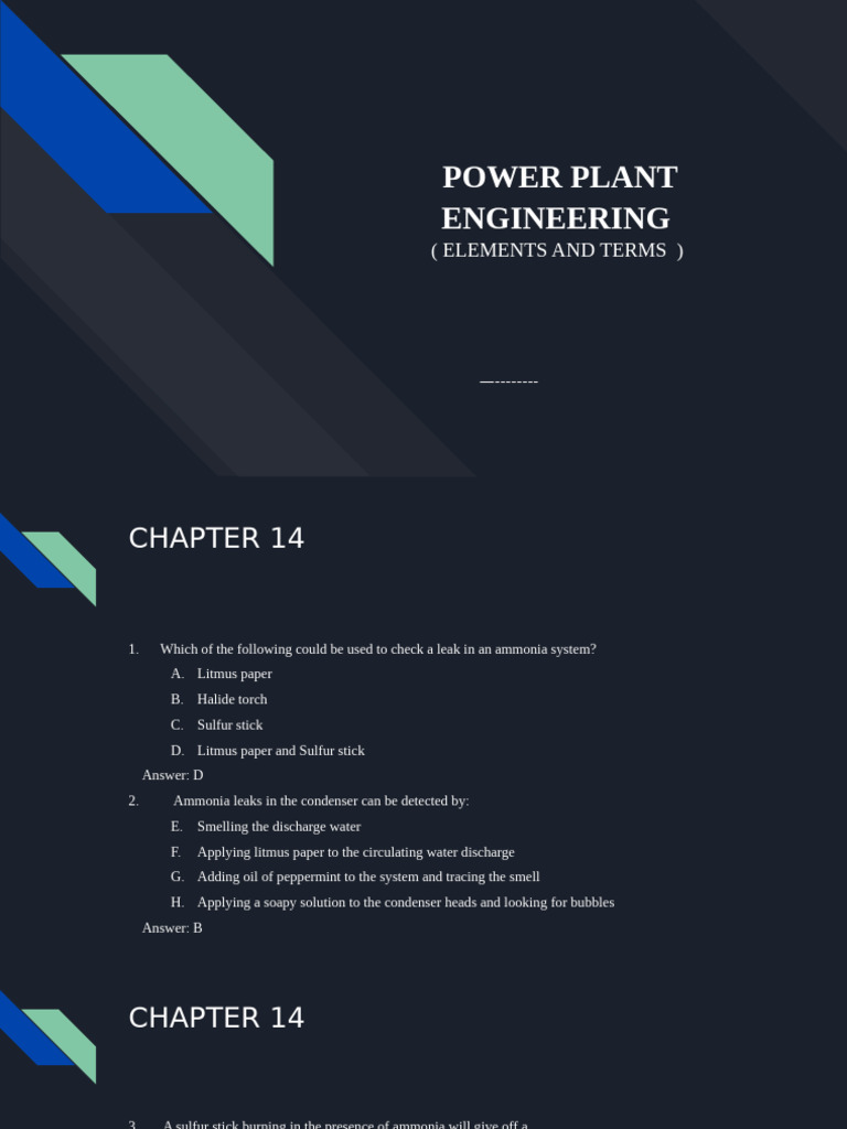 Chapter 14 - Refrigeration - Ablaneda, Dugay, Escobedo, Bongulto, DelRosario, Buena, Santillan ...