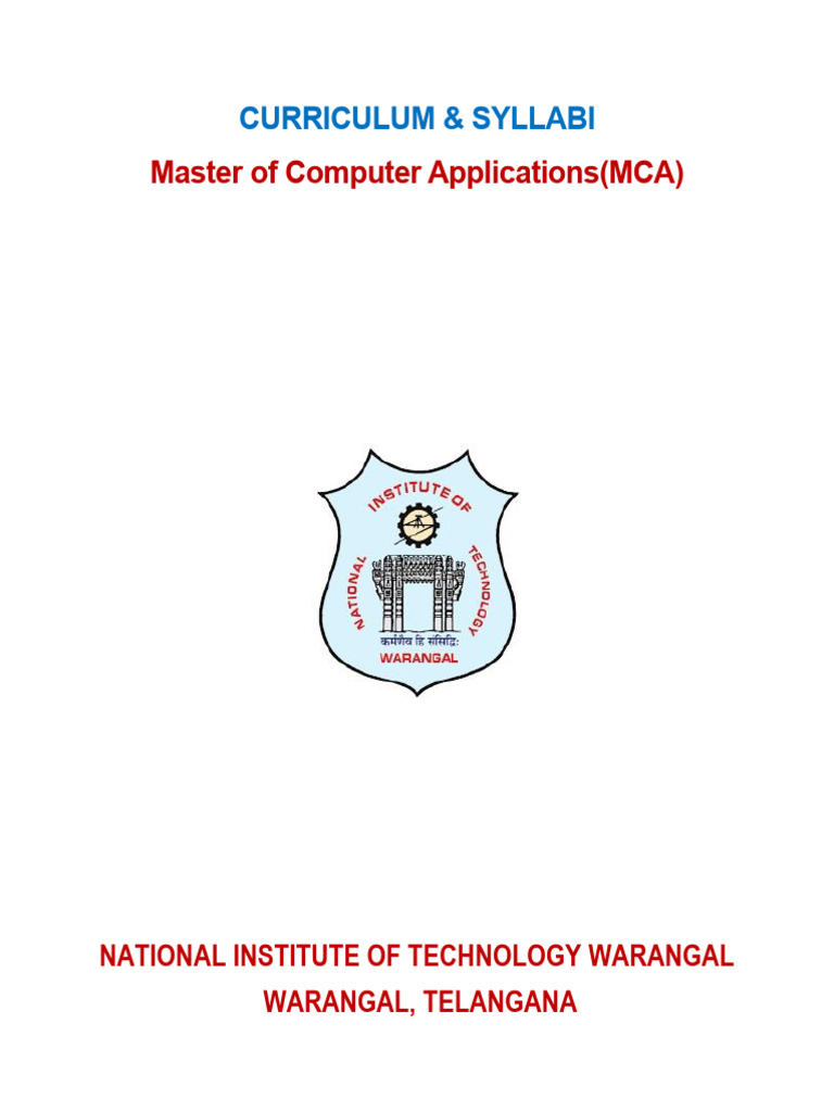 MCA Curriculum Overview | PDF | World Wide Web | Internet & Web