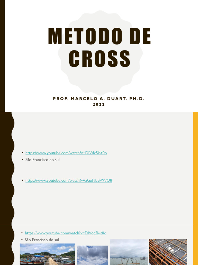Método Cross: Cálculo de Momentos Fletores | PDF | Flexão (Física ...