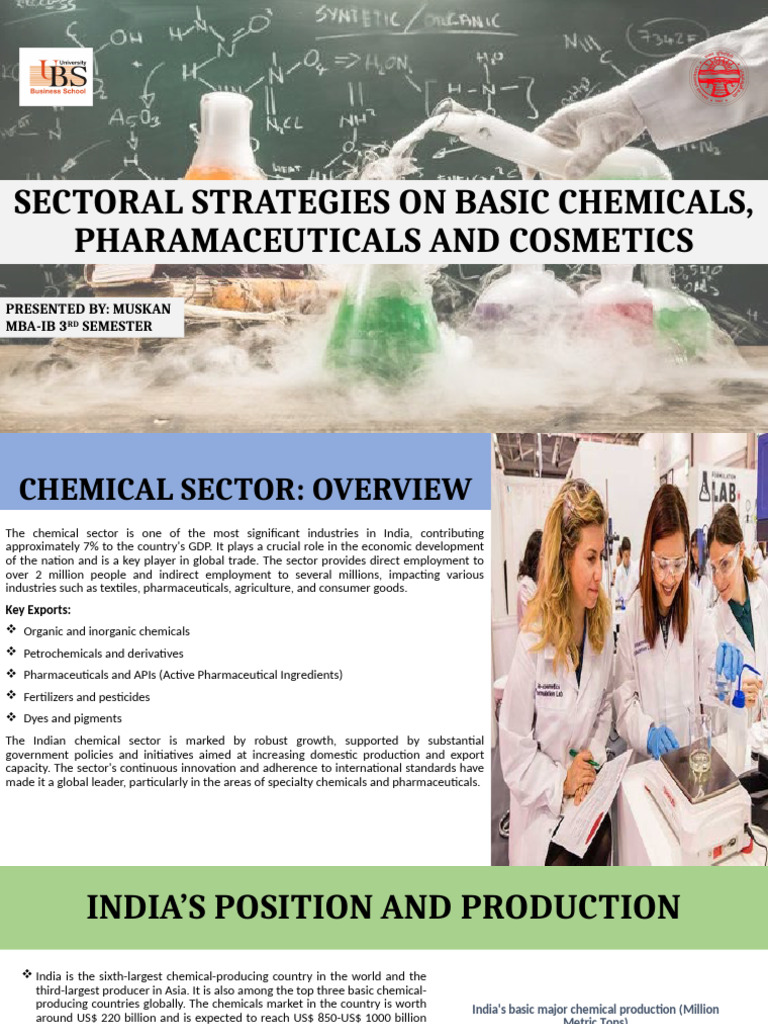 India's Basic Chemicals Sector Overview | PDF | Chemical Industry ...