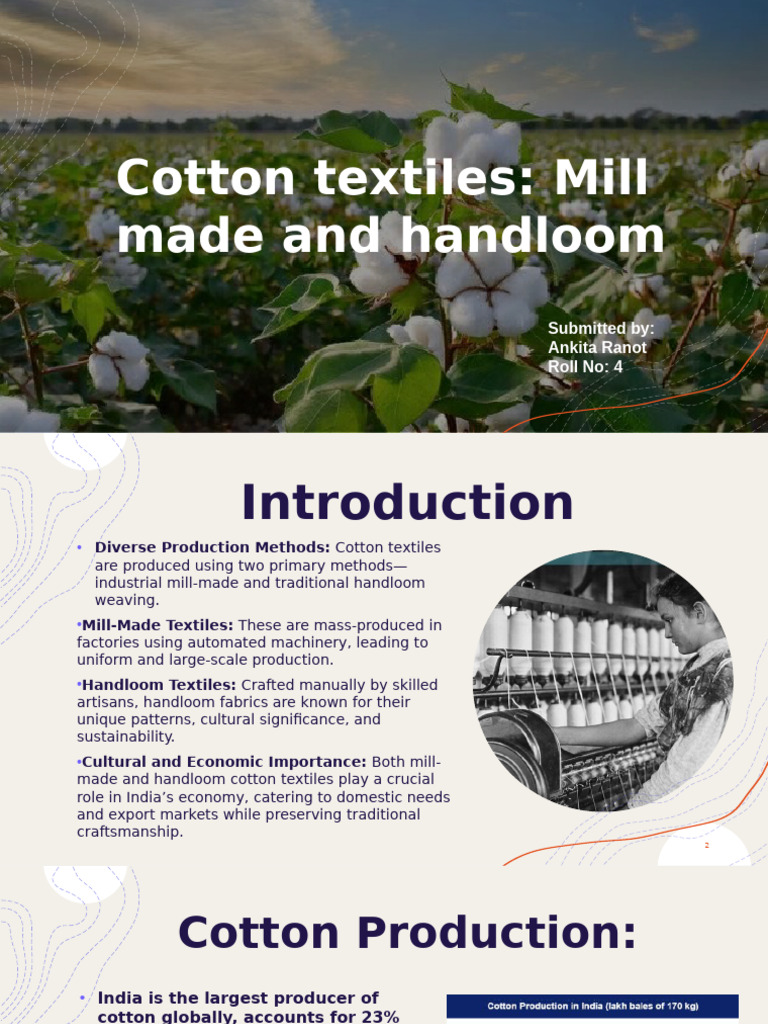 Cotton Textiles: Industry Overview and Trends | PDF | Cotton | Textiles
