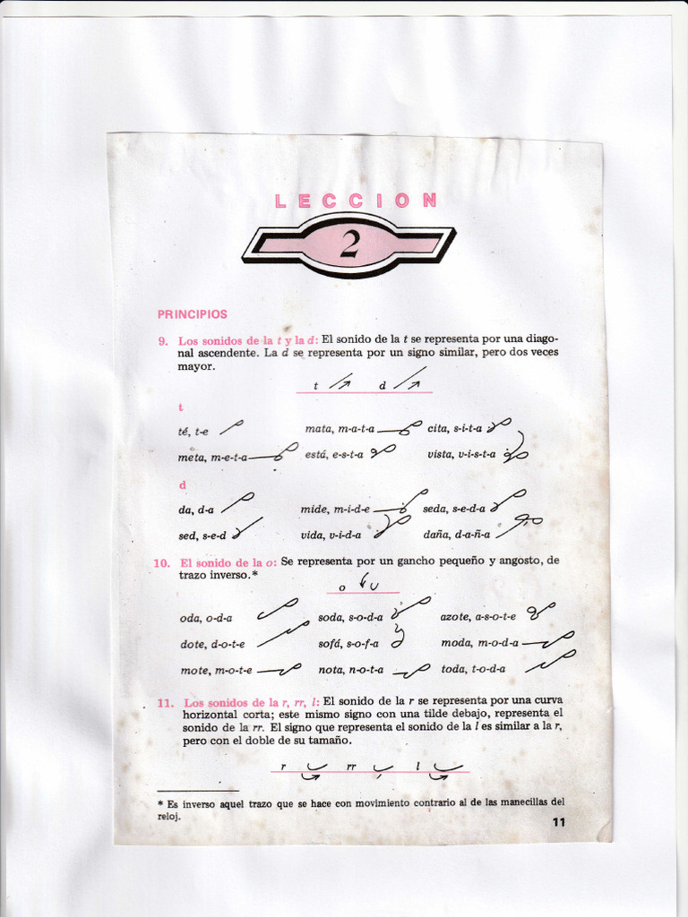 Lección 2 Taquigrafía | PDF