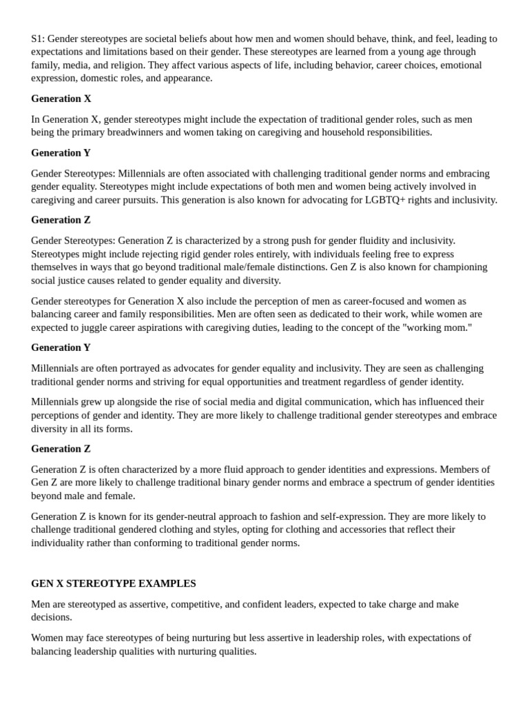 Script 2222 | PDF | Gender Role | Gender