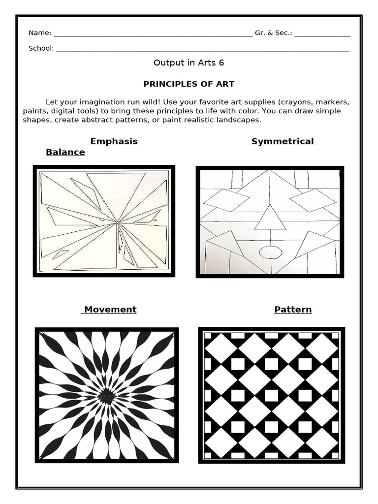 Output in Arts 6 | PDF